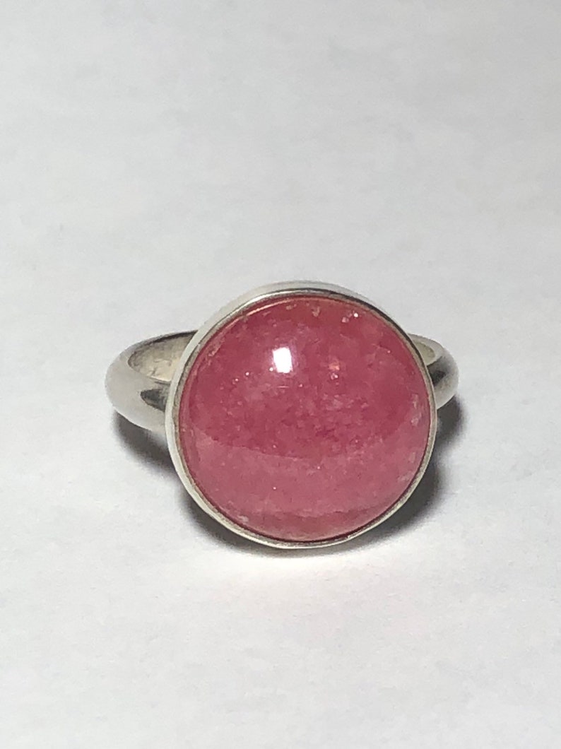 Molly Ring Rhodochrosite Ring, Inner Earth Jewelry, Pink Stone ...