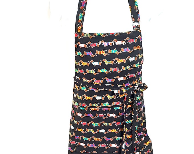 Dachshund Dog Apron, Cooking Chef, Funny Doxies, Custom Birthday Gift ...