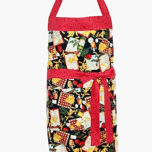 Italian Apron, Woman Plus Size Full, Taste of Italy, Cooking, Wine ...