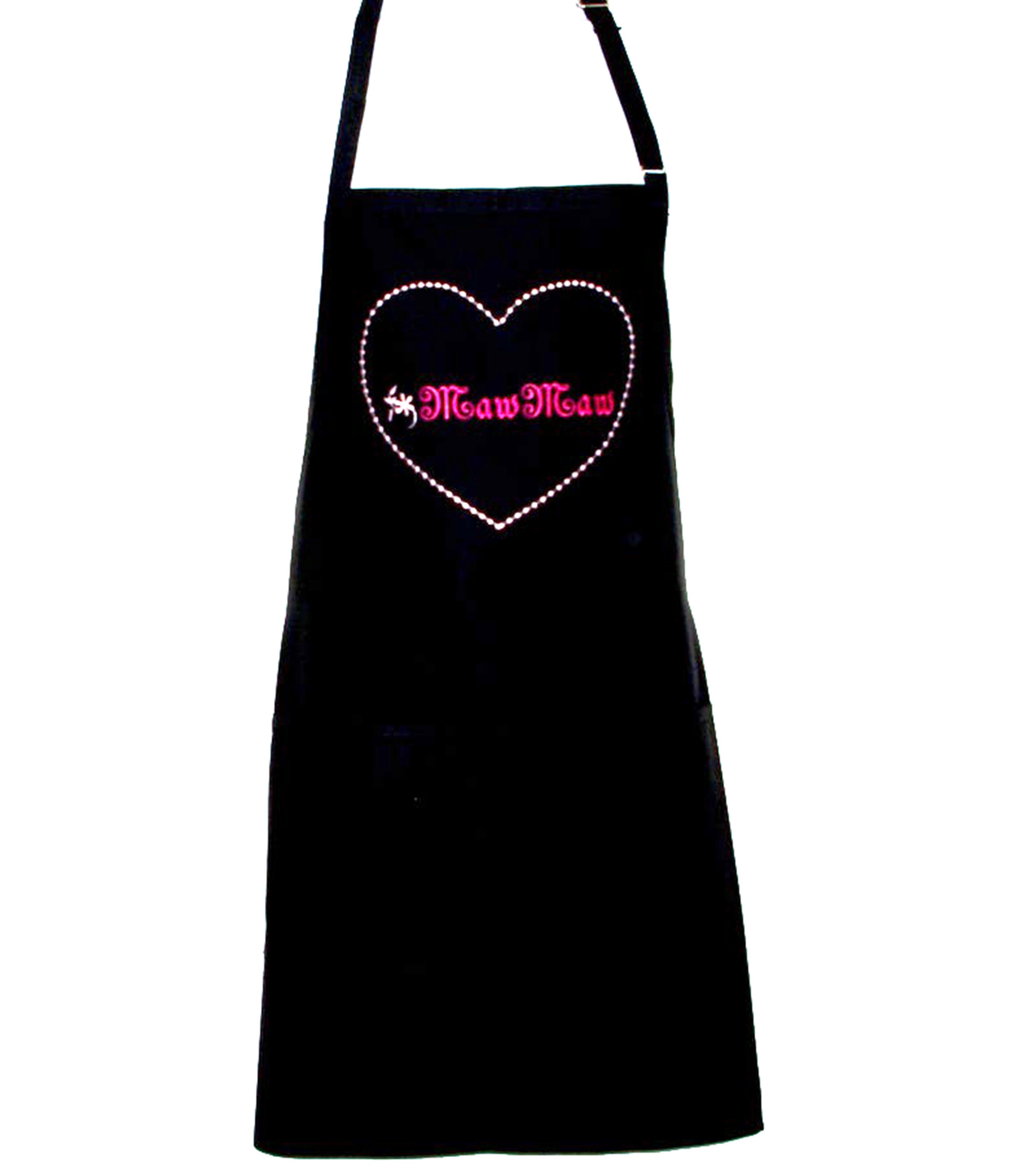 Mimi Apron, Heart, Custom Birthday Gift, Personalize Gramme, Momo, Meme ...
