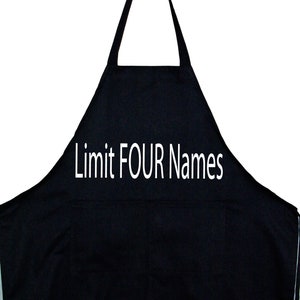 Nanny, Mom Apron, Best Hands Down, Custom Personalize With Four Kids ...