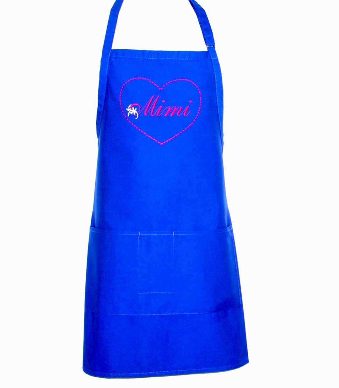 Mimi Apron, Heart, Custom Birthday Gift, Personalize Gramme, Momo, Meme ...