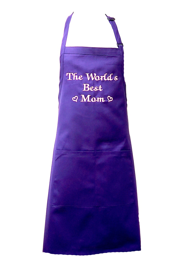 Mom Apron, Mommy, Momma, Worlds Best, Custom Birthday Gift, Personalize ...