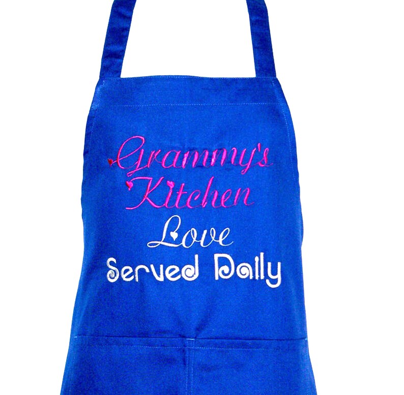 Mimi Apron Memes Kitchen Love Served Daily Custom - Etsy