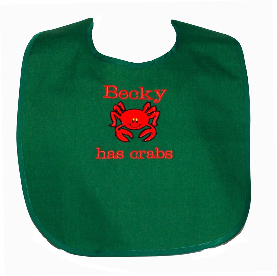 Has Crabs Funny Adult Bib With Crab Pubic Lice Birthday | Etsy