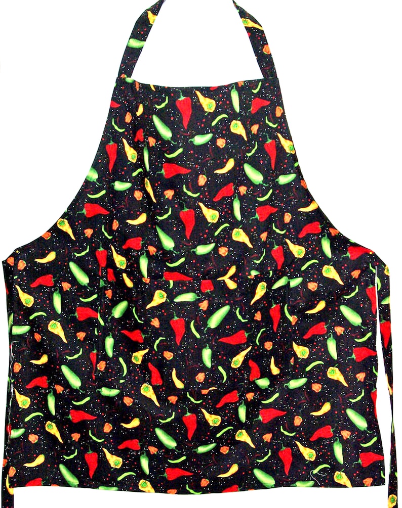 Hot Chili Pepper Plus Size Apron, Personalize Gift, With Name, Cinque ...