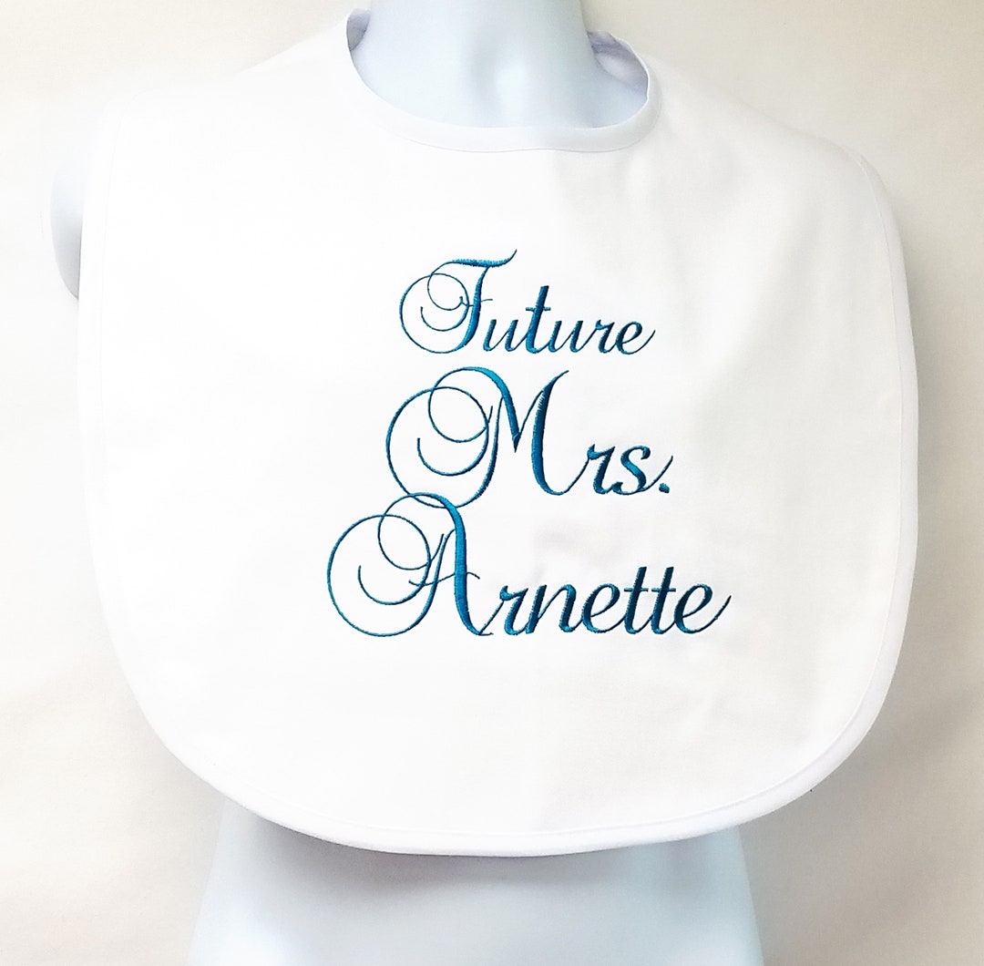 Future Mrs Adult Bib, Funny Bride Gag Gift, Bachelorette Party ...