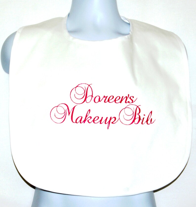 Adult Makeup Bib Custom Funny Birthday Bridal Bachelorette - Etsy