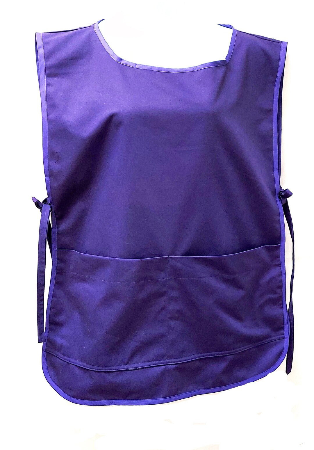 Purple Cobbler Style Apron, Plus Size Smock, Artist, Teacher, Daycare ...