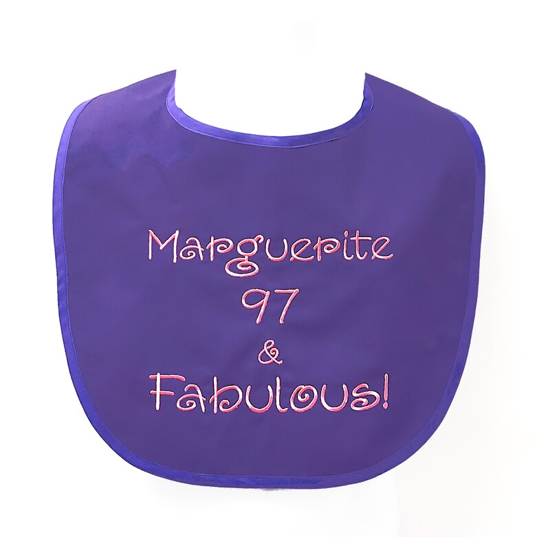 50 Birthday Gift, Adult Bib, 49 Fabulous, Birthday Gag Gift, Friend ...