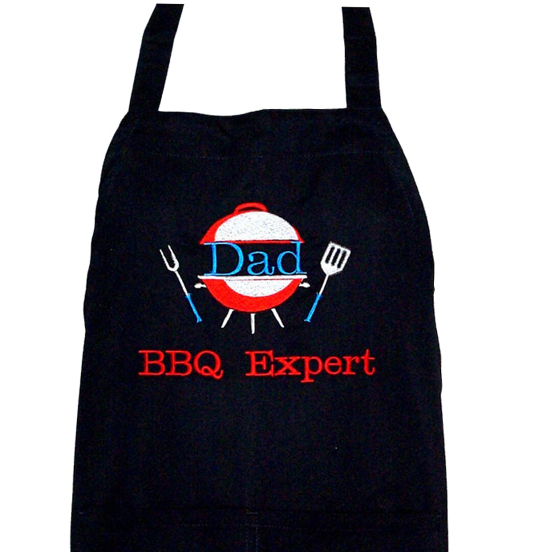 Daddy Dad Apron, BBQ Expert, Custom Birthday, Fathers Day Gift, Pops ...