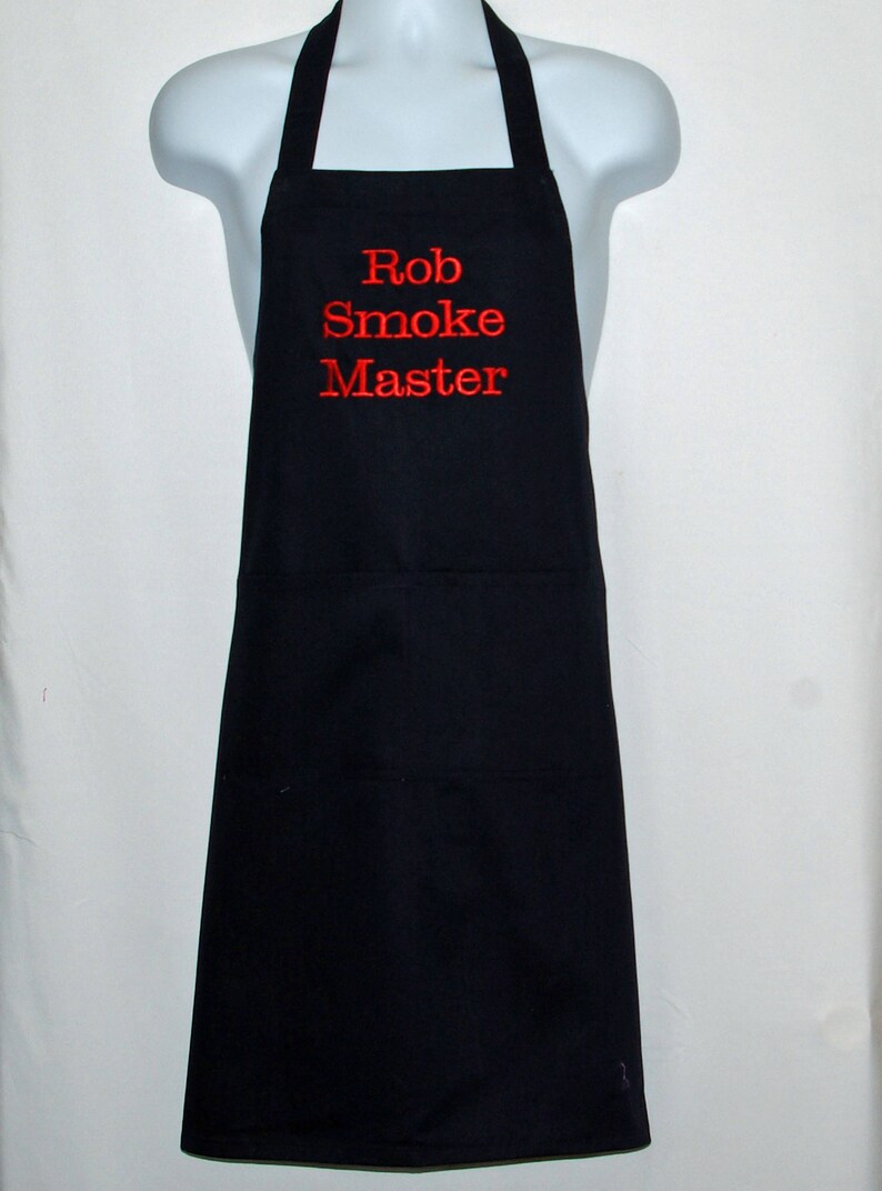 Smoke Master Apron Smoke Pit Cooker Meat Smoker Custom | Etsy