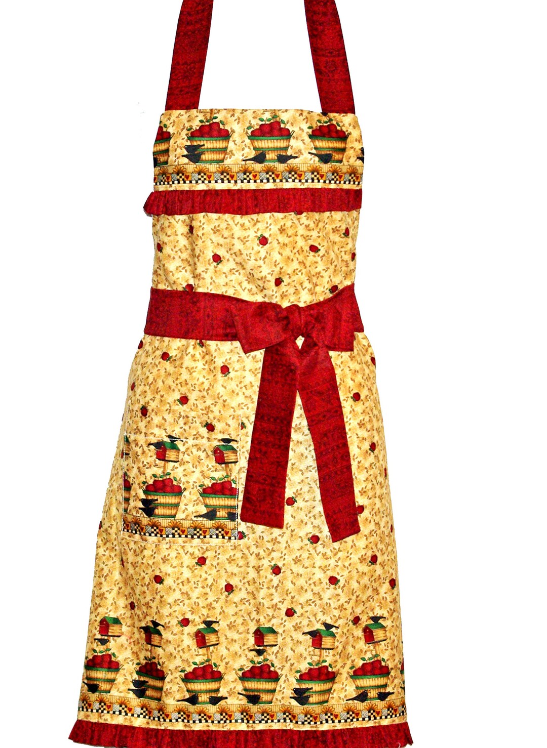 Apple Apron, Custom Birthday, Housewarming, Retirement, Grandparent ...