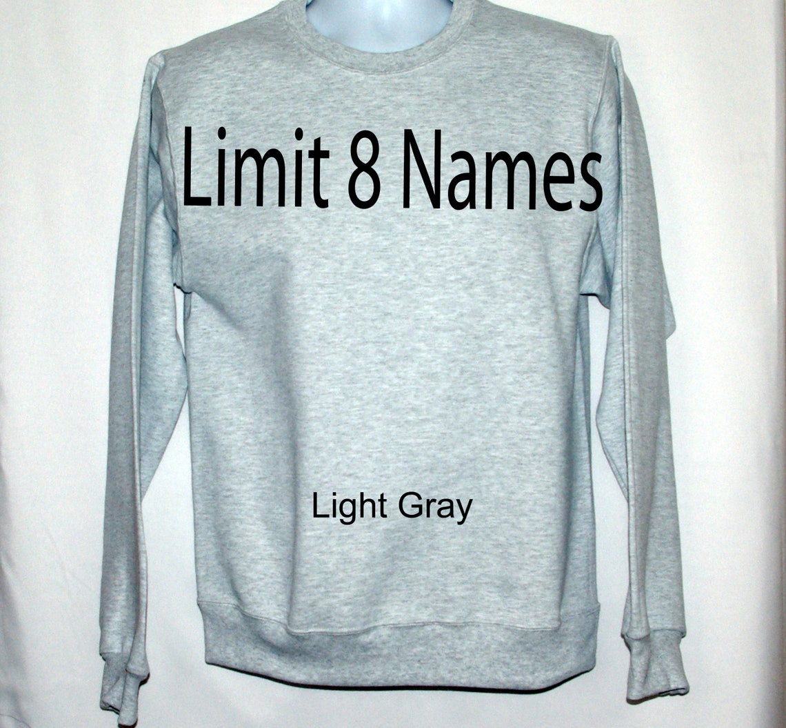 Grandma Gang Sweatshirt, Custom Personalized Birthday Gift, With 8 ...