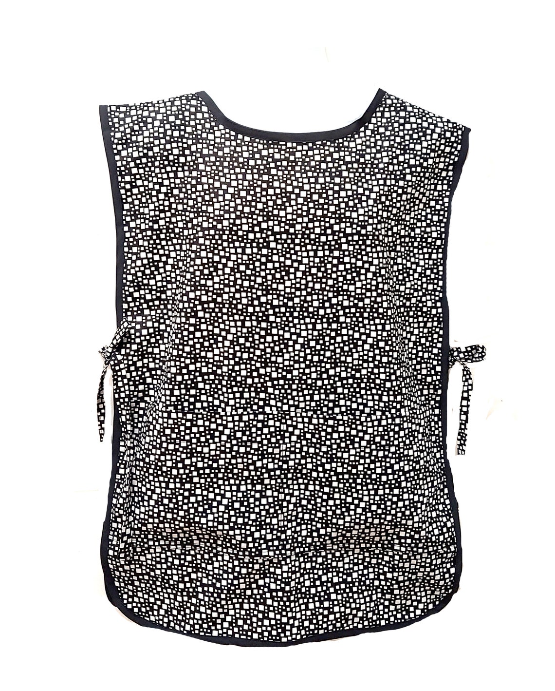 Black White Cobbler Style Apron Pockets Craft Gardening - Etsy