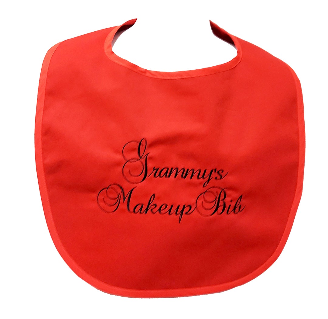 Adult Makeup Bib, Custom Funny Birthday Bridal Bachelorette, Shower ...