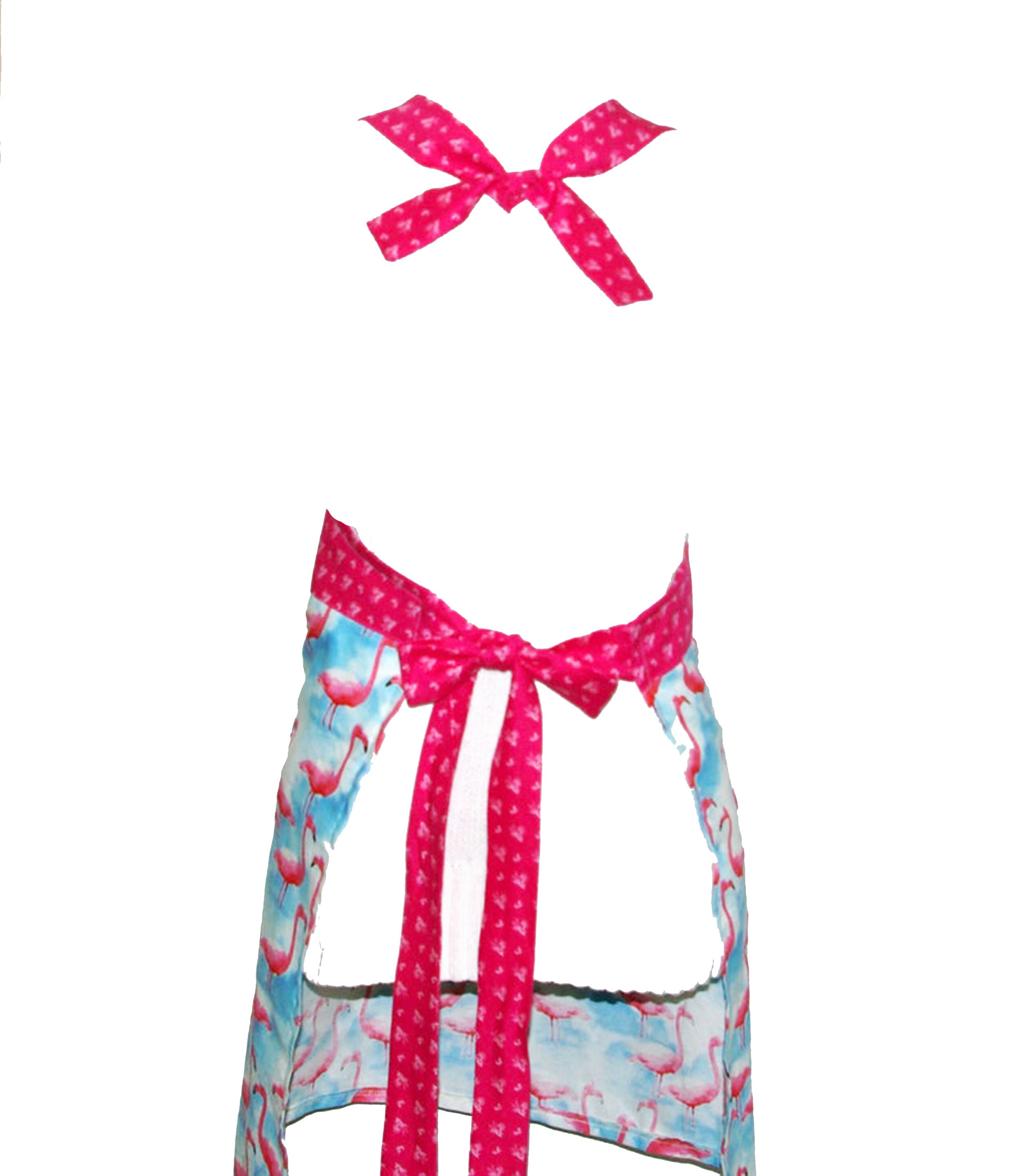 Pink Flamingo Full Bib Apron Custom Personalize Birthday Gift - Etsy