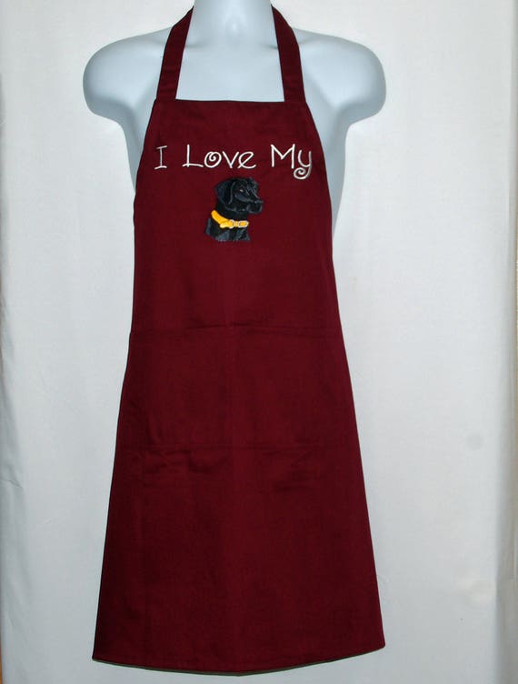 Lab Labrador Retriever Apron Custom Birthday Gift | Etsy