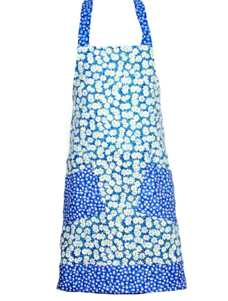 Floral Daisy Garden Apron, Custom Personalized Birthday, Grandparent ...
