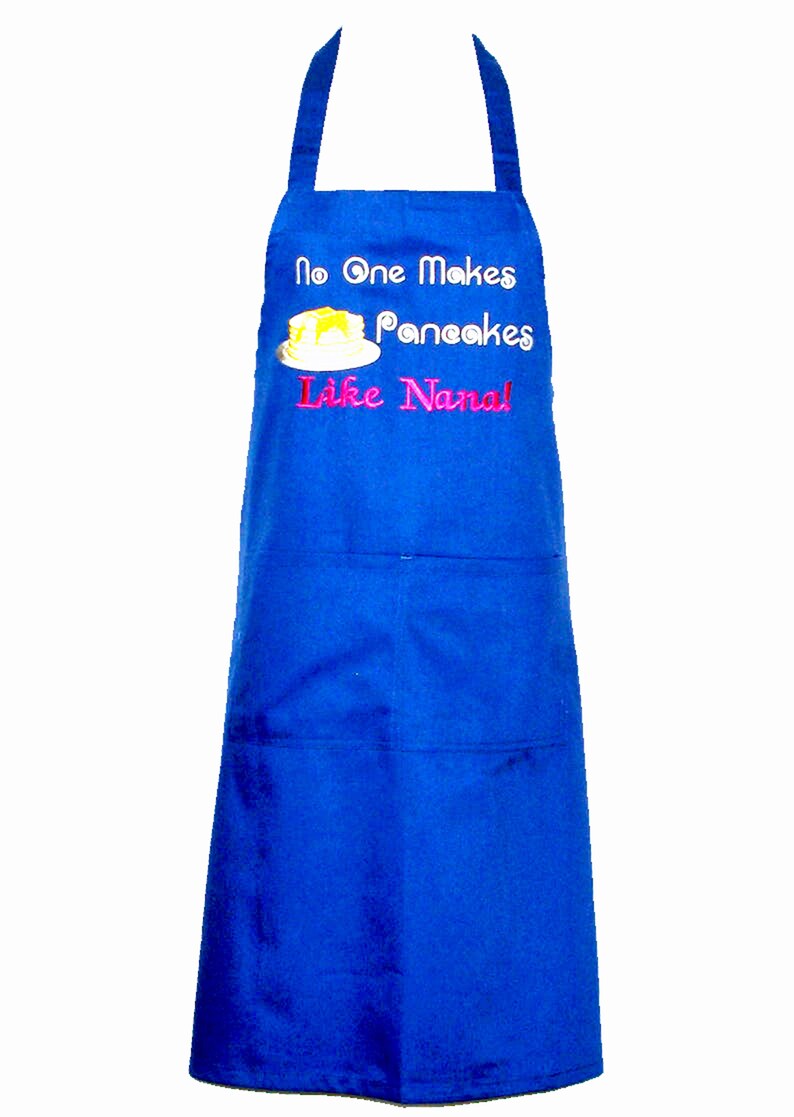 Nanny Apron Makes Pancakes Mommy Neenie Nonna Grammie | Etsy