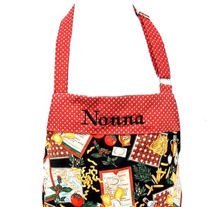 Italian Apron, Full Length, Taste Italy, Cooking, Wine, Pasta, Custom ...