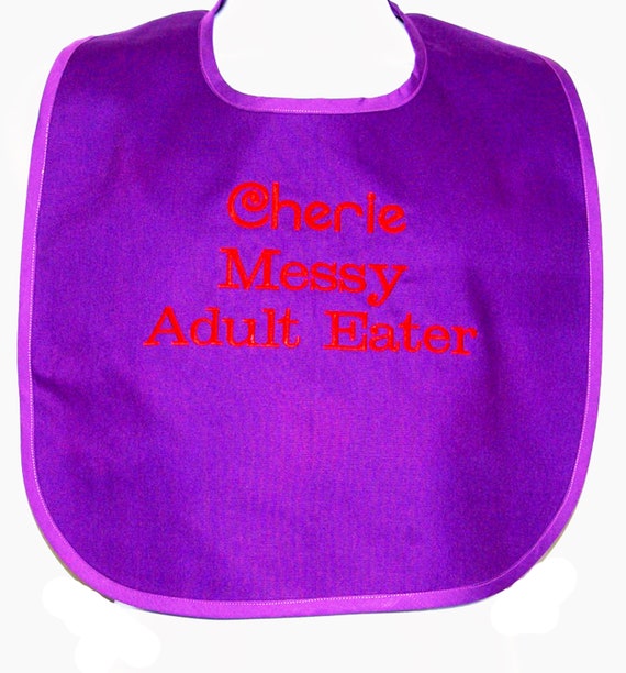 Messy Adult Eater Bib Grandparent Birthday Gag Gift Exchange | Etsy