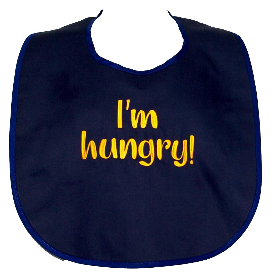 Adult Bib, I Am Hungry, Funny Gag Gift Exchange, Husband, Best Friend ...