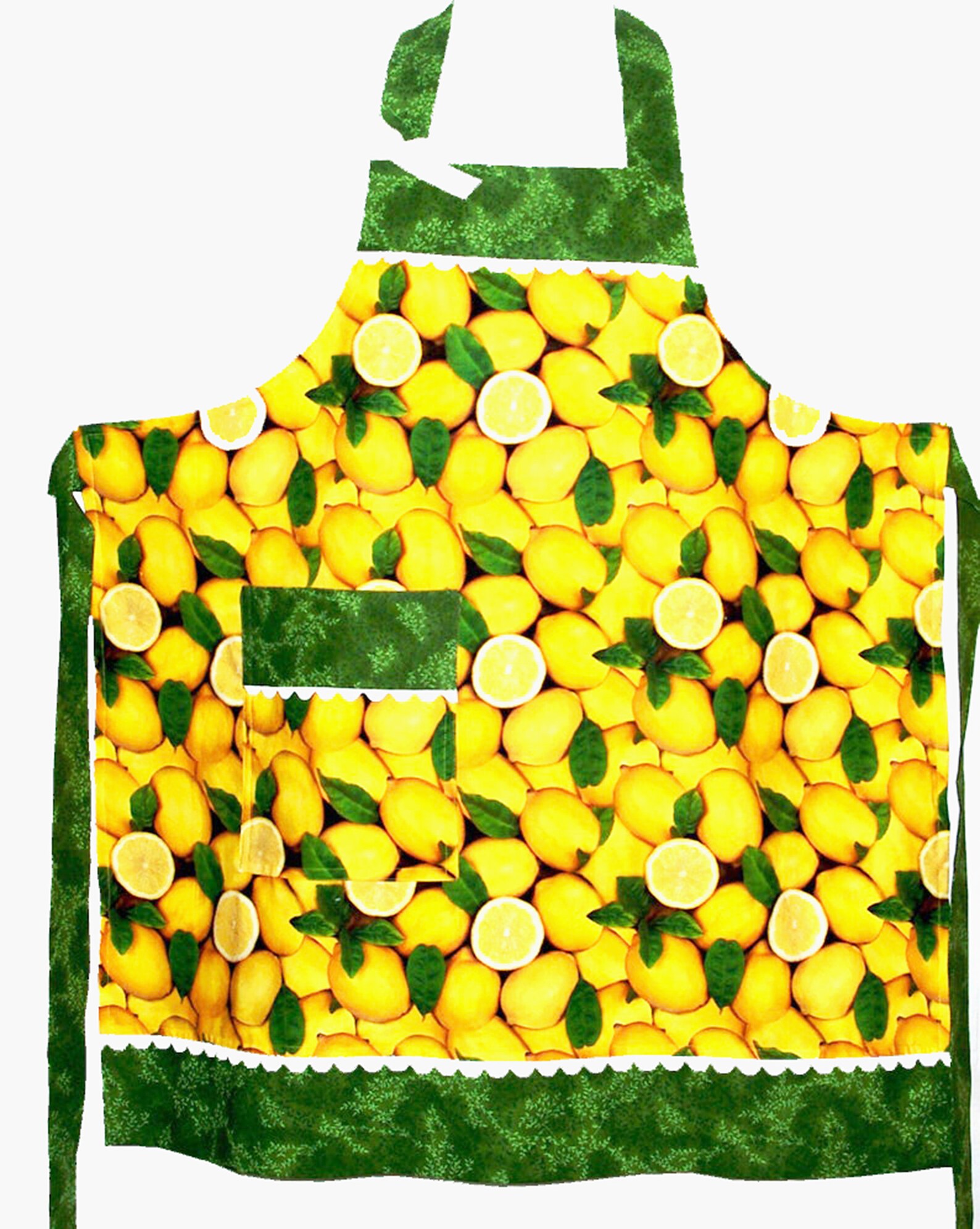 Lemon Apron Sexy Cute Flirty Chic Full Bib Long Pocket - Etsy