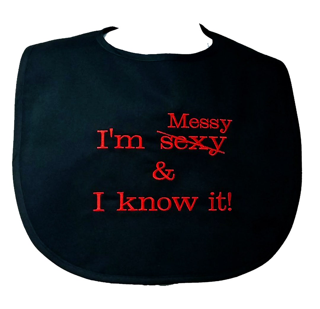 Sexy Messy Adult Bib, Gag Gift Bridal Party Exchange, Secret Santa ...