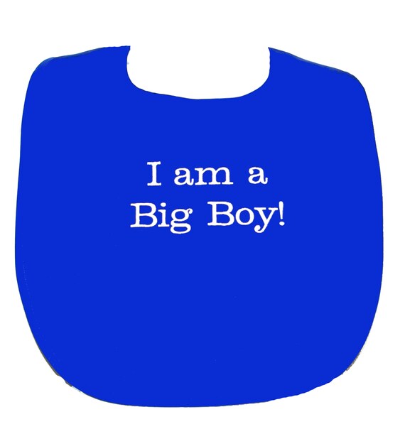 Big Boy Bib Funny Adult Bib Custom Birthday Grandparent Gag | Etsy