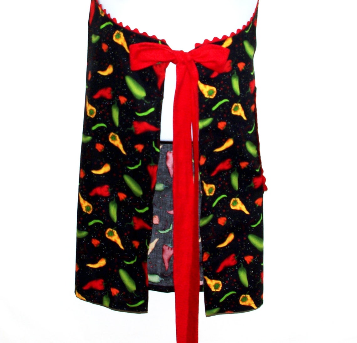Chili Pepper Apron Flirty Cute Feminine Ladies Apron | Etsy