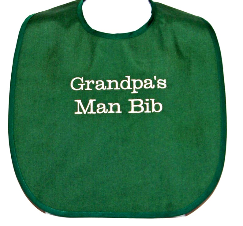 Grandpa Bib Funny Adult Man Bib Custom Personalized New - Etsy