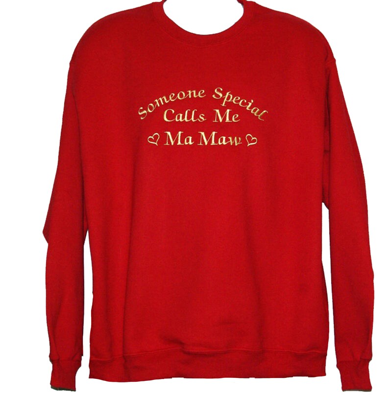 Mawmaw Sweatshirt, Gift From Grand Kids, Nana, Memaw, Mema, Mamaw, Nona ...