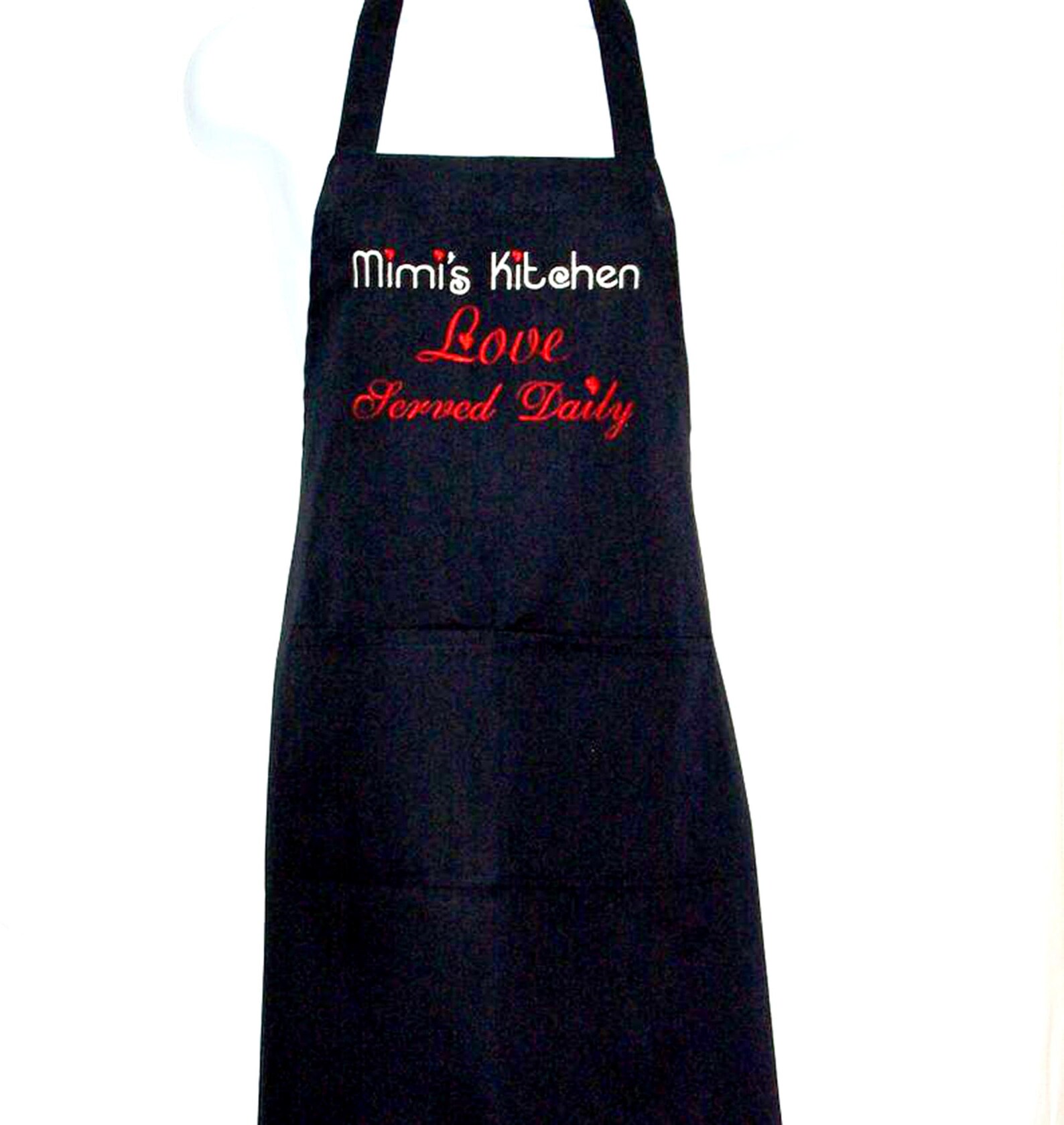 Mimi Apron Memes Kitchen Love Served Daily Custom | Etsy