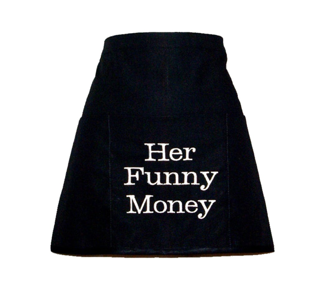 Dollar Dance Apron, Her Funny Money, Bridal Shower, Wedding Dance ...