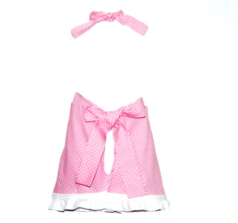 Little Girls Pink Apron Gift From Grandparent Apron for - Etsy