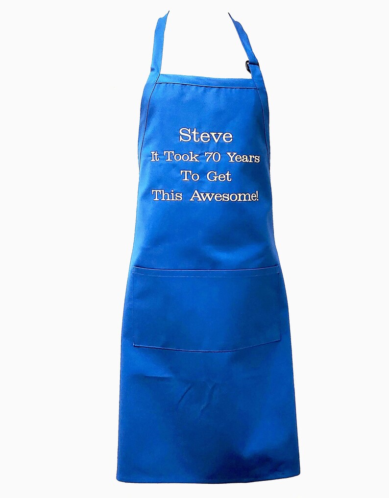 50th Birthday Apron 60th 40th Any Age Custom Birthday | Etsy