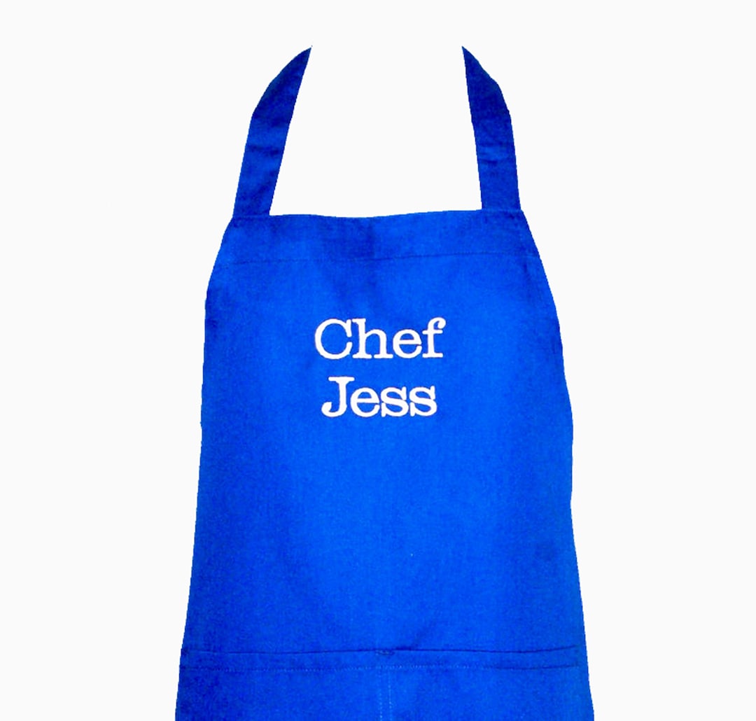 Chef Apron, Personalized With Name, BBQ, Grilling, Cooking,baking Apron ...