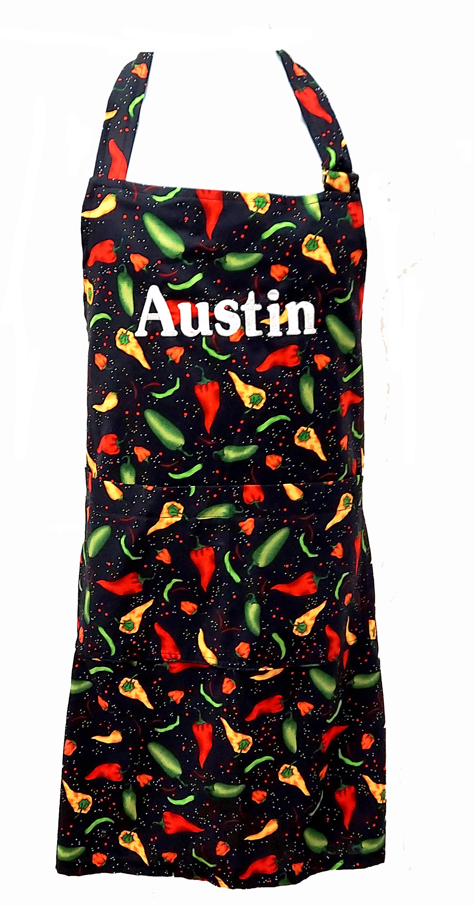 Hot Chili Pepper Man Apron, Personalized With Name, Cinque De Mayo, for ...