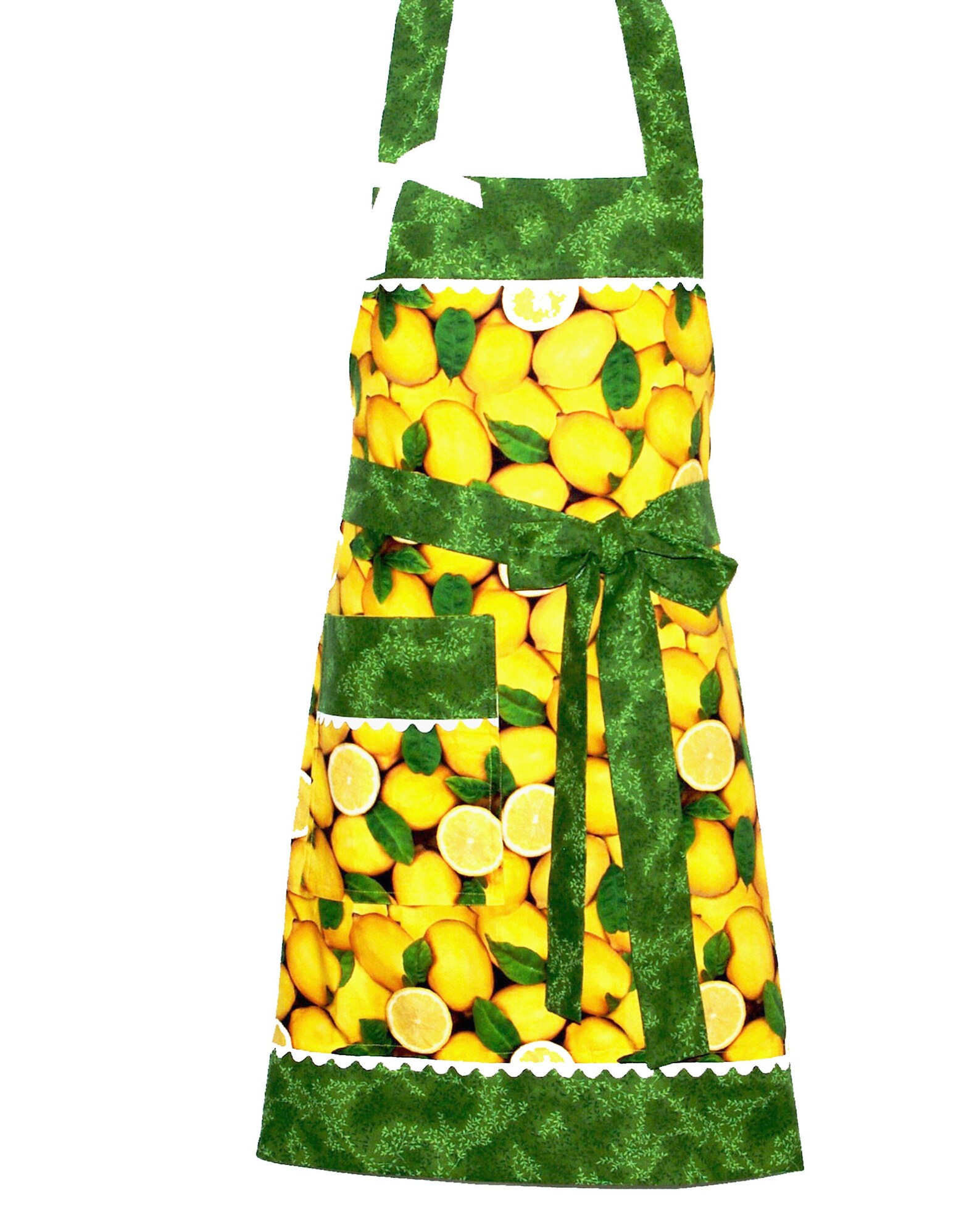 Lemon Apron Sexy Cute Flirty Chic Full Bib Long Pocket - Etsy
