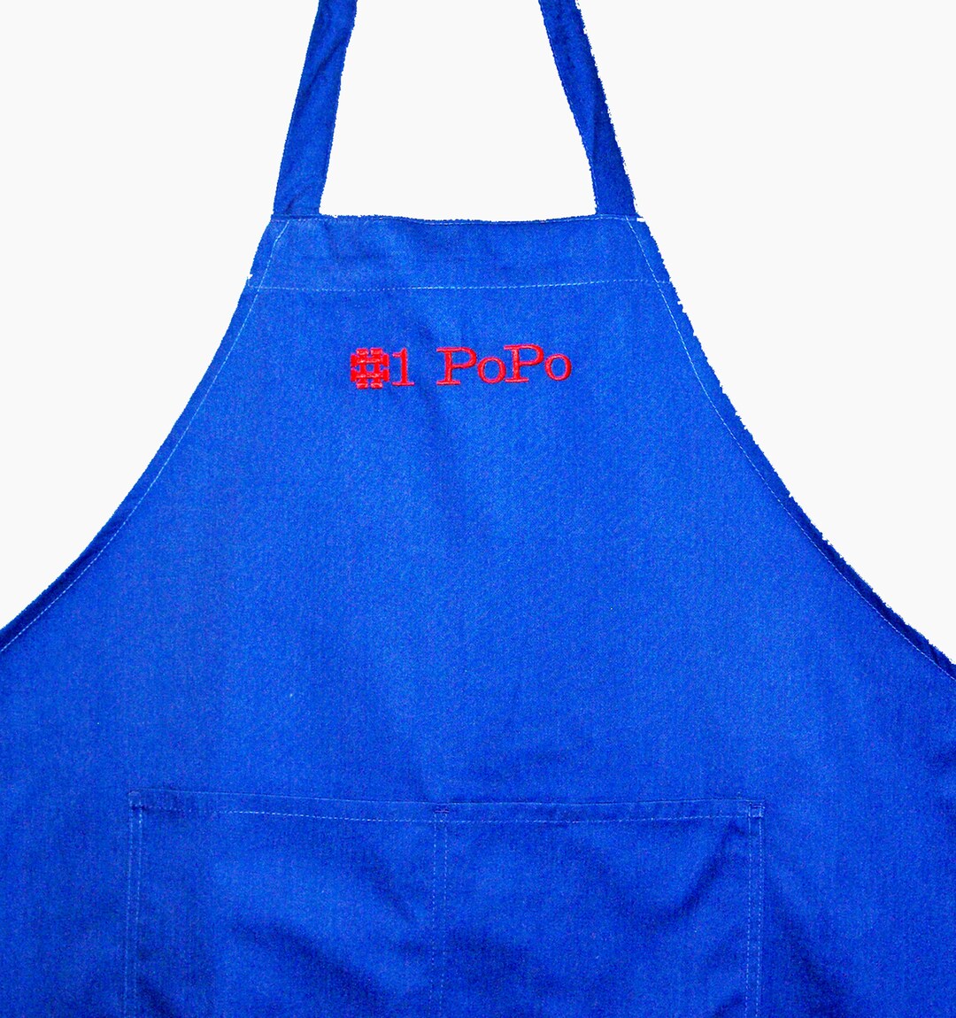 Popo Apron, Custom Personalize Grandparent Reveal Gift, Papa, Pop ...