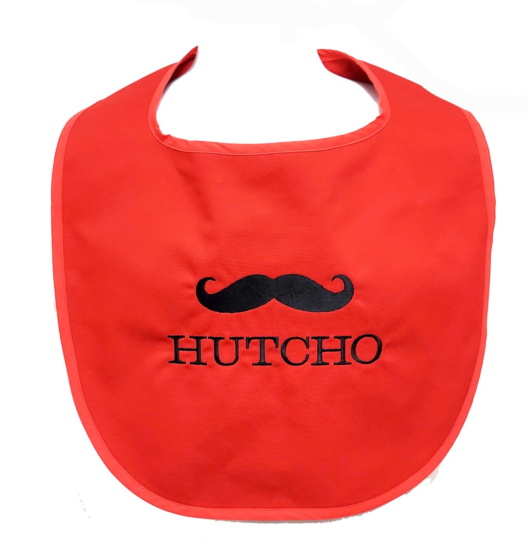 Adult Bib With Mustache, for Husband, Boss, Grandparent Birthday ...