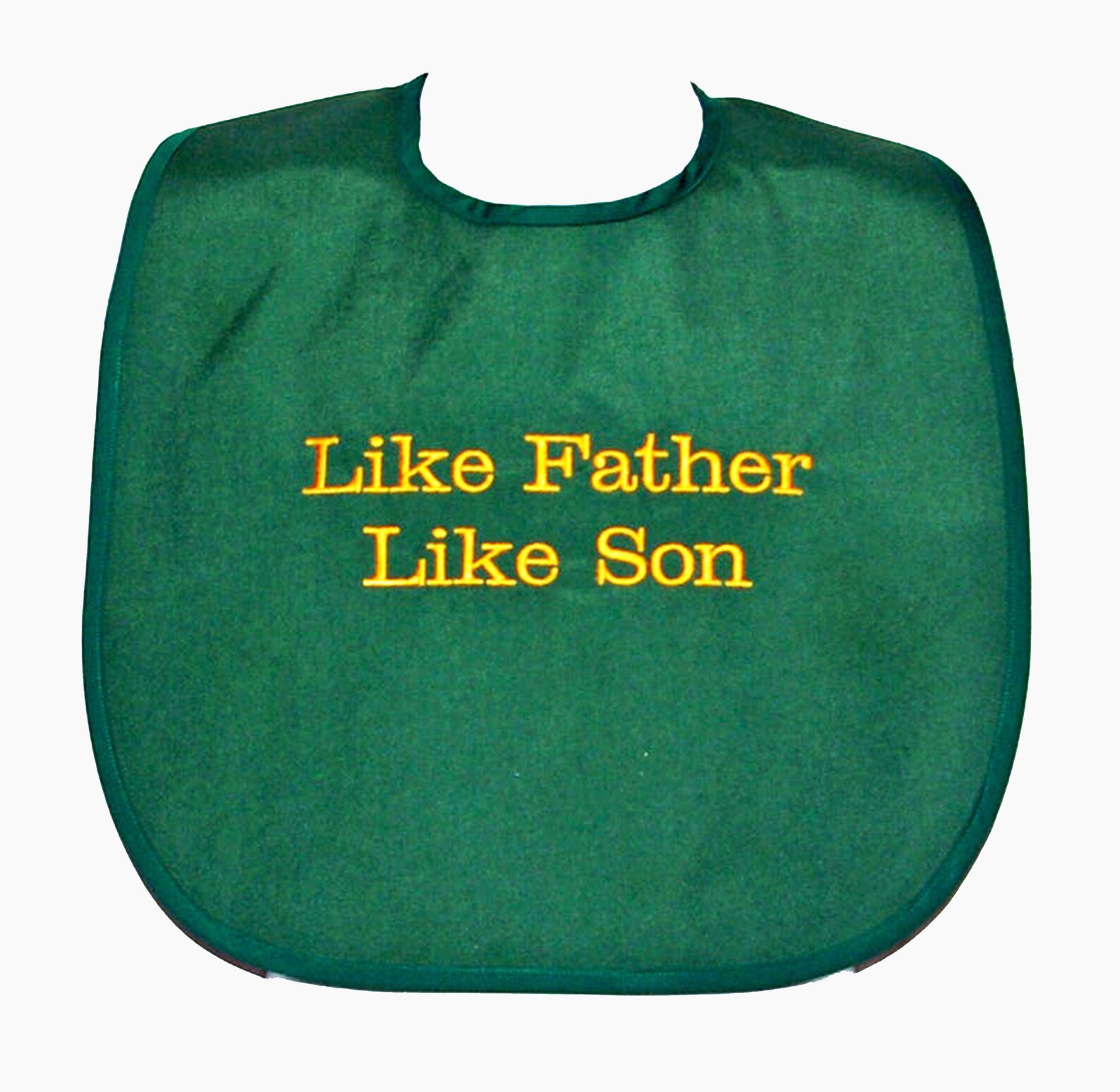 Like Father Son Adult Bib Funny Custom Personalized New Dad | Etsy