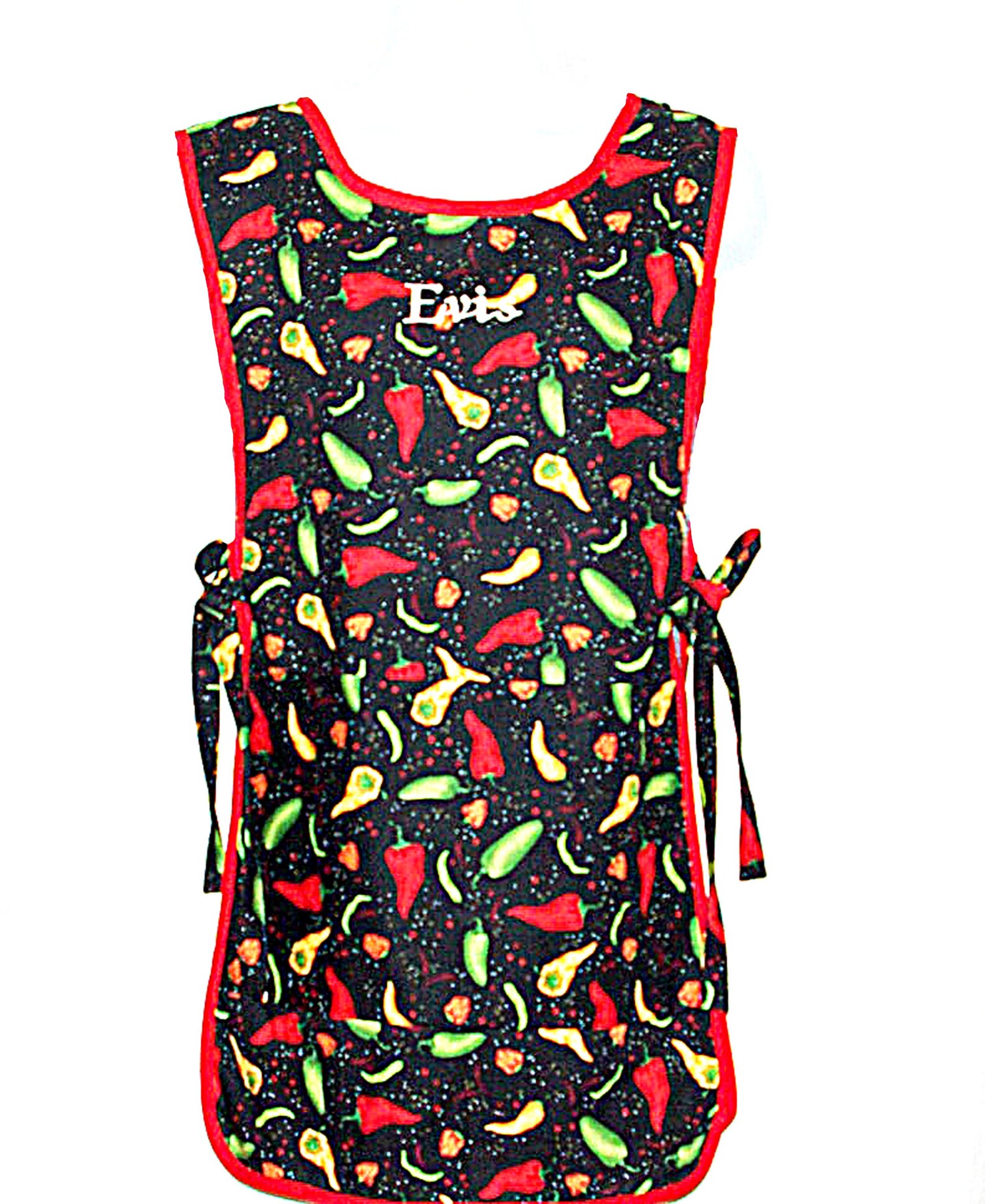 Cobbler Style Apron Smock, Hot Chili Peppers, Custom Birthday Gift ...