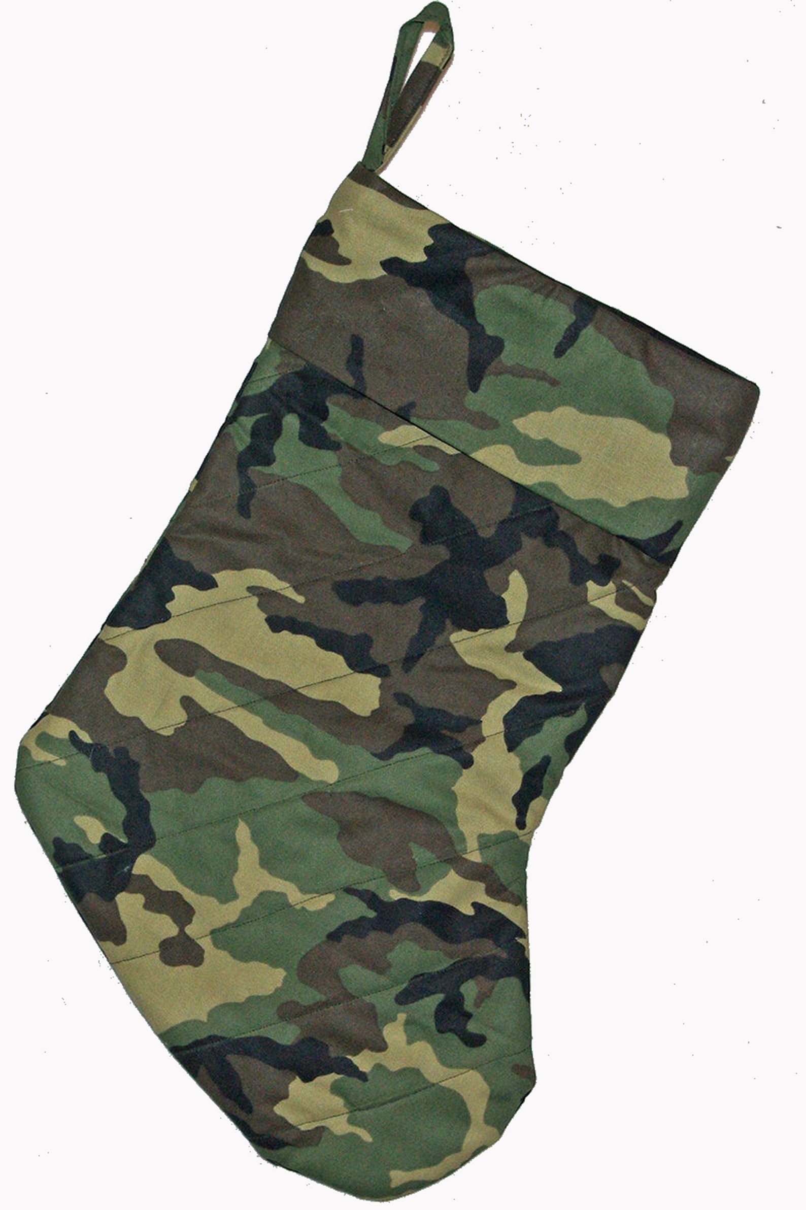 Camo Camouflage Christmas Stocking Custom Birthday Gift - Etsy