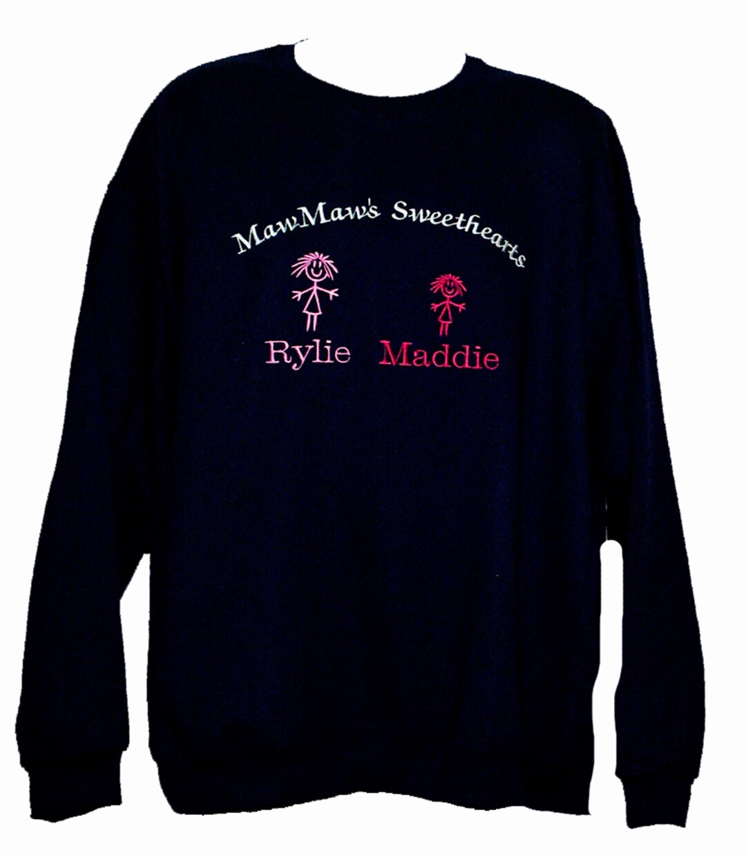 Mawmaw Sweatshirt, Sweetheart, Custom Grandparent Gift, Personalize ...