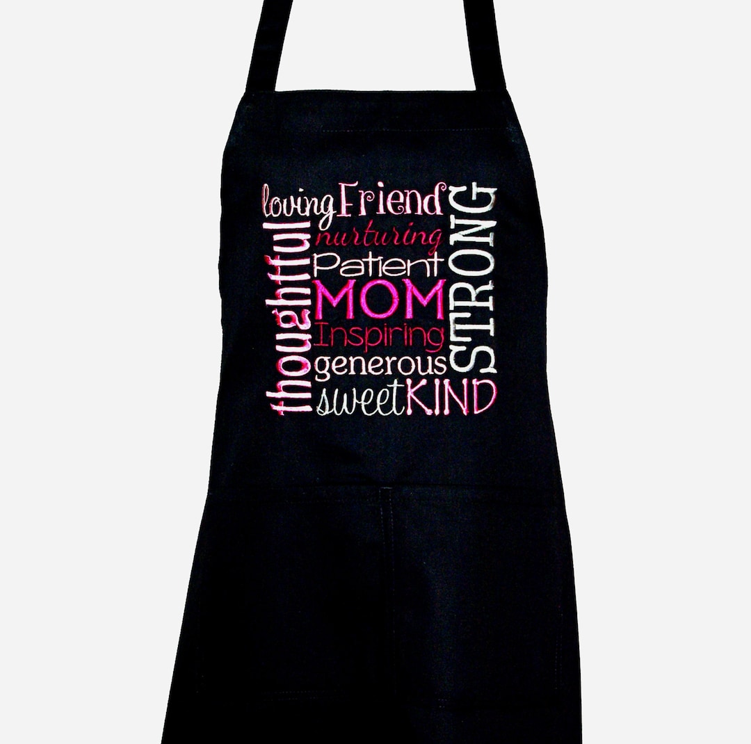 Mom Apron, Mother Apron, Mommy, Subway Art, Pretty Apron, Mothers Day ...
