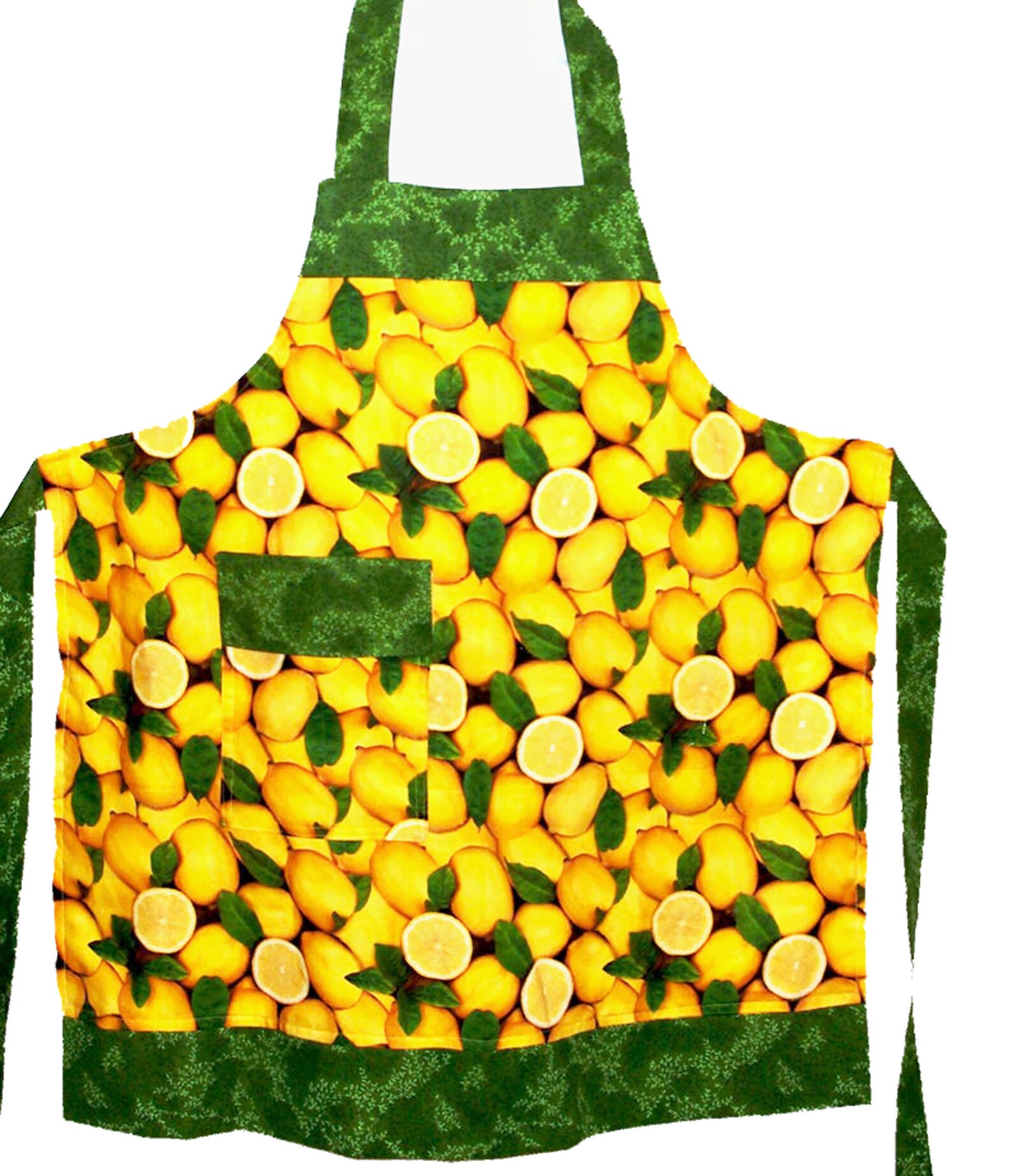Lemon Apron Ladies Cute Flirty Chic Full Bib Long With - Etsy