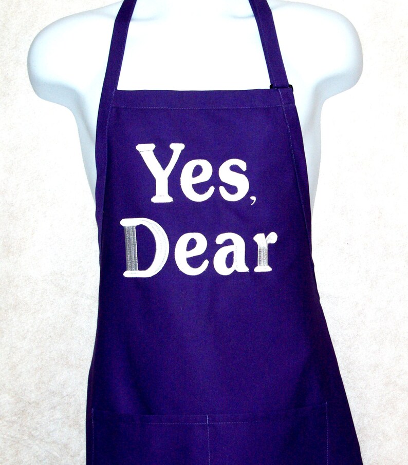 Yes Dear Apron Funny Gag Gift Exchange Bachelor Party - Etsy