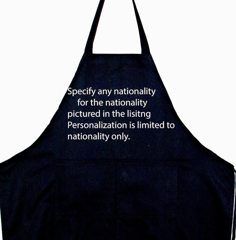 Swiss Apron, Do Not Need Recipe, French, Spanish, Irish, Russian, Fun ...